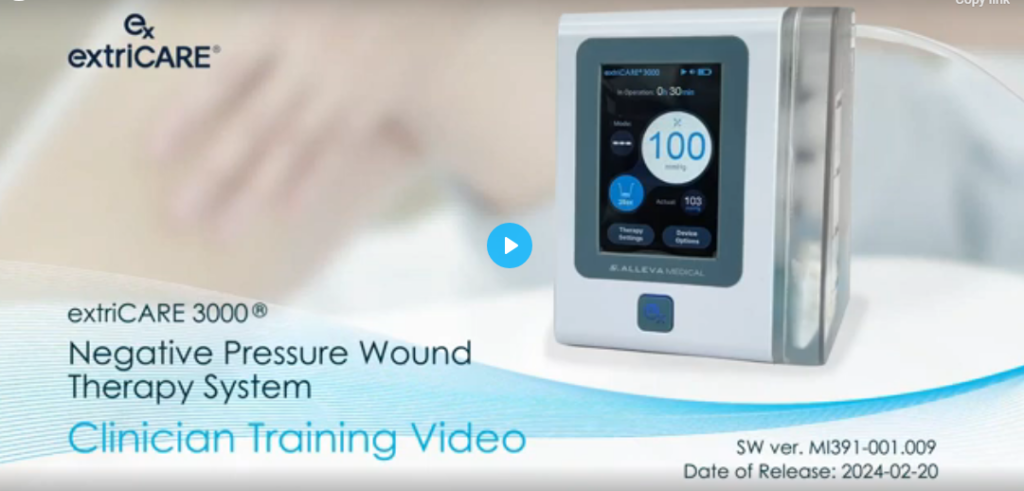extriCARE 3000 - Negative Pressure Wound Therapy Systems -Extricare